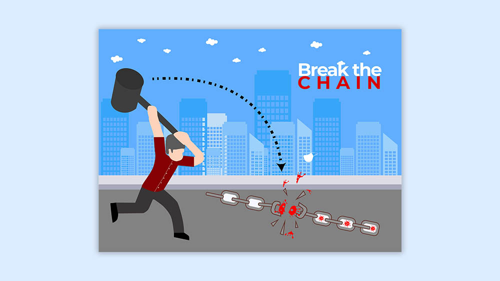 Break the Chain Outdoor Illustration 2 - Premium Graphics, Vectors ...